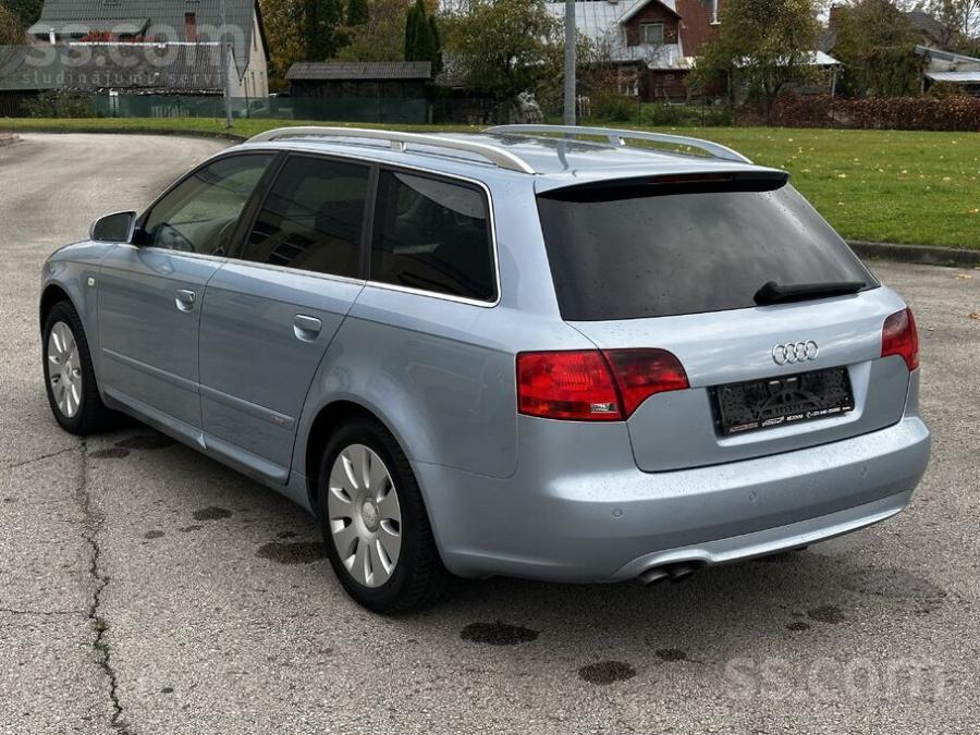 Blue Audi A4 2007 in Ludza, with an engine capacity of 2.00 L and mileage of 303 thousand km for 3990 €, photo 4 on AUTOMOTO.COM.LV