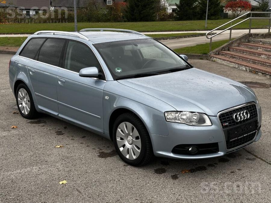 Blue Audi A4 2007 in Ludza, with an engine capacity of 2.00 L and mileage of 303 thousand km for 3990 €, photo 6 on AUTOMOTO.COM.LV