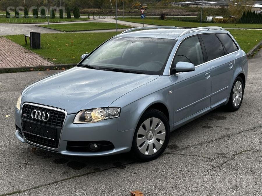 Blue Audi A4 2007 in Ludza, with an engine capacity of 2.00 L and mileage of 303 thousand km for 3990 €, photo 18 on AUTOMOTO.COM.LV