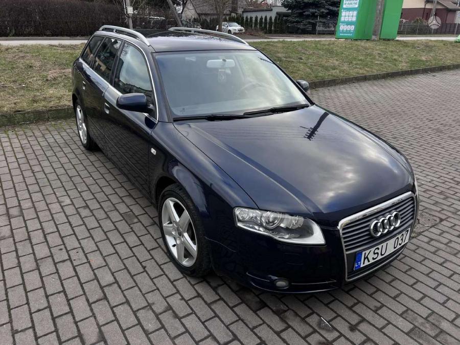 Blue Audi A4 2008 in Marijampole, with an engine capacity of 2.00 L and mileage of 238 thousand km for 2850 €, photo 1 on AUTOMOTO.COM.LV