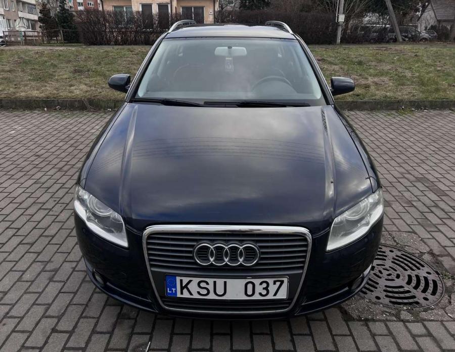 Blue Audi A4 2008 in Marijampole, with an engine capacity of 2.00 L and mileage of 238 thousand km for 2850 €, photo 3 on AUTOMOTO.COM.LV