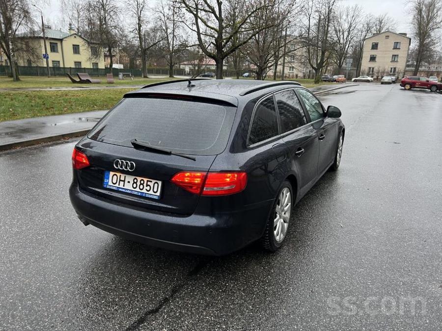 Blue Audi A4 2008 in Riga, with an engine capacity of 2.00 L and mileage of 350 thousand km for 4200 €, photo 5 on AUTOMOTO.COM.LV