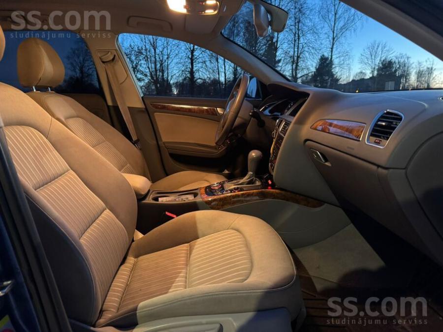 Zils Audi A4 2008 Rīga, ar dzinēja tilpumu 2.00 L un nobraukumu 254 tūkst. km par 4350 €, foto 10 vietnē AUTOMOTO.COM.LV