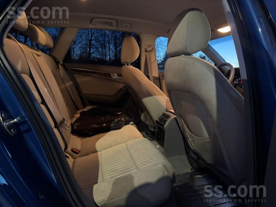 Zils Audi A4 2008 Rīga, ar dzinēja tilpumu 2.00 L un nobraukumu 254 tūkst. km par 4350 €, foto 13 vietnē AUTOMOTO.COM.LV
