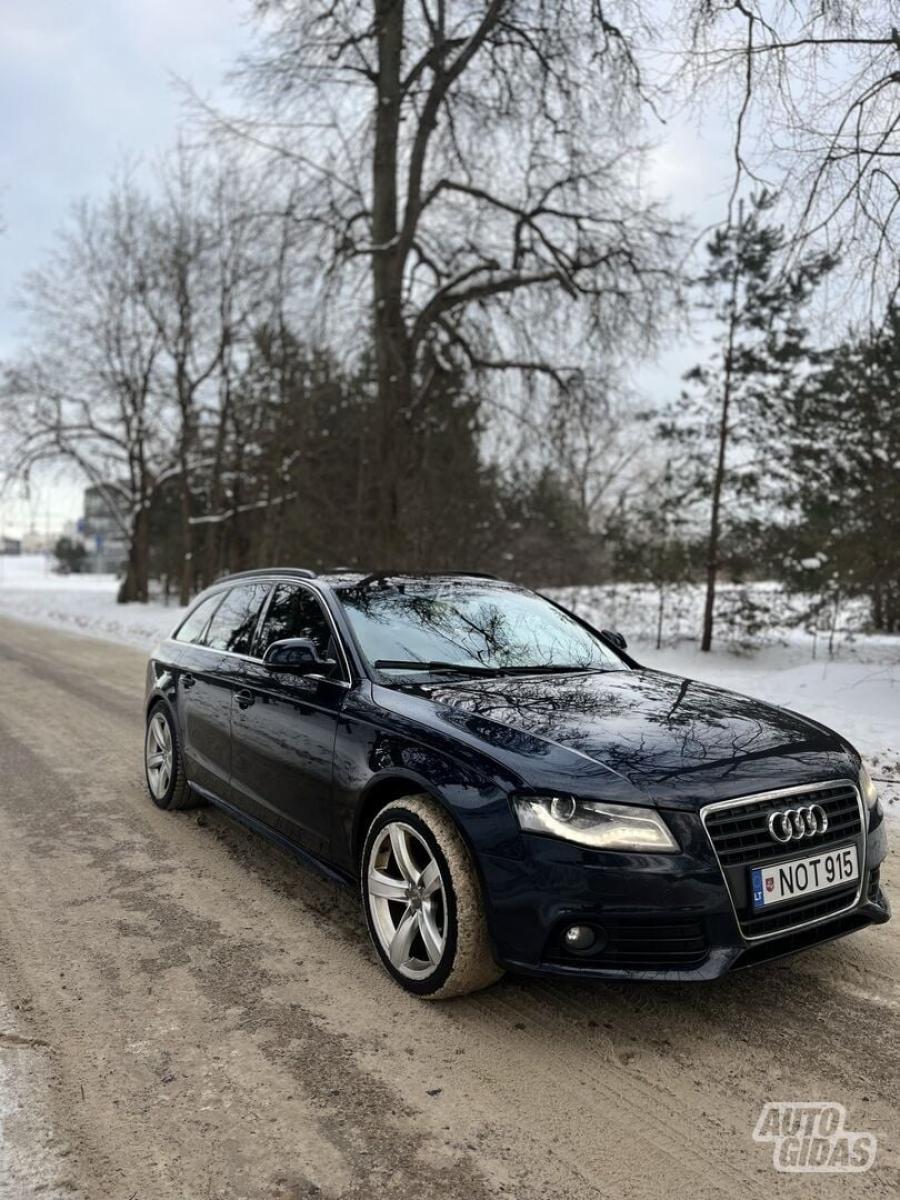 Blue Audi A4 2008 in Vilnius, with an engine capacity of 2.00 L and mileage of 394 thousand km for 4150 €, photo 4 on AUTOMOTO.COM.LV