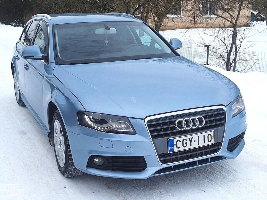 Blue Audi A4 2008 in Mazeikiai, with an engine capacity of 2.00 L and mileage of 296 thousand km for 4850 €, photo 6 on AUTOMOTO.COM.LV