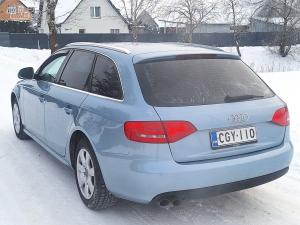 Blue Audi A4 2008 in Mazeikiai, with an engine capacity of 2.00 L and mileage of 296 thousand km for 4850 €, photo 7 on AUTOMOTO.COM.LV