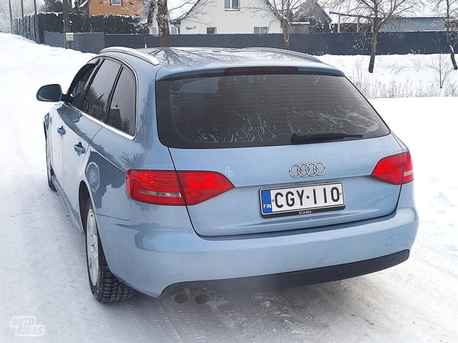 Blue Audi A4 2008 in Mazeikiai, with an engine capacity of 2.00 L and mileage of 296 thousand km for 4850 €, photo 8 on AUTOMOTO.COM.LV
