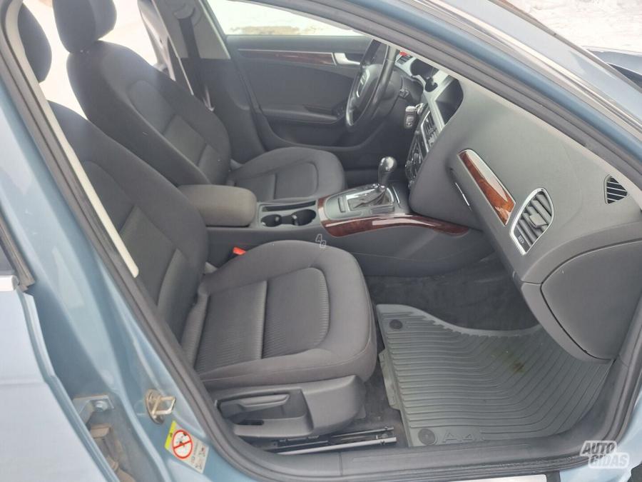 Blue Audi A4 2008 in Mazeikiai, with an engine capacity of 2.00 L and mileage of 296 thousand km for 4850 €, photo 20 on AUTOMOTO.COM.LV
