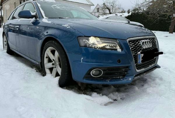 Blue Audi A4 2008 in Alytus, with an engine capacity of 1.98 L and mileage of 290 thousand km for 2700 €, photo 1 on AUTOMOTO.COM.LV