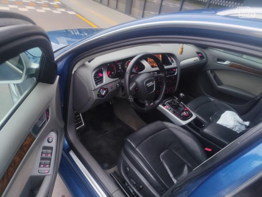 Blue Audi A4 2008 in Utena, with an engine capacity of 2.00 L and mileage of 365 thousand km for 2500 €, photo 12 on AUTOMOTO.COM.LV