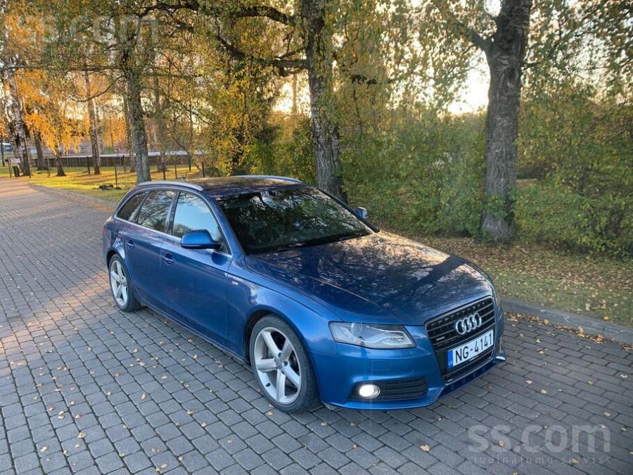 Zils Audi A4 2008 Rīga, ar dzinēja tilpumu 3.00 L un nobraukumu 418 tūkst. km par 4000 €, foto 1 vietnē AUTOMOTO.COM.LV