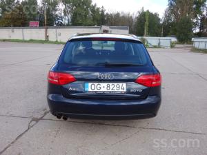 Blue Audi A4 2008 in Riga, with an engine capacity of 2.00 L and mileage of 0 thousand km for 4650 €, photo 5 on AUTOMOTO.COM.LV