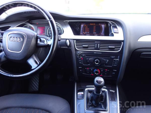 Blue Audi A4 2008 in Riga, with an engine capacity of 2.00 L and mileage of 0 thousand km for 4650 €, photo 8 on AUTOMOTO.COM.LV