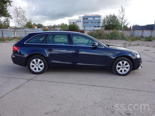 Blue Audi A4 2008 in Riga, with an engine capacity of 2.00 L and mileage of 0 thousand km for 4650 €, photo 9 on AUTOMOTO.COM.LV