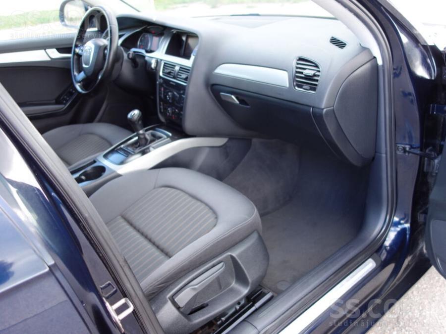 Blue Audi A4 2008 in Riga, with an engine capacity of 2.00 L and mileage of 0 thousand km for 4650 €, photo 16 on AUTOMOTO.COM.LV