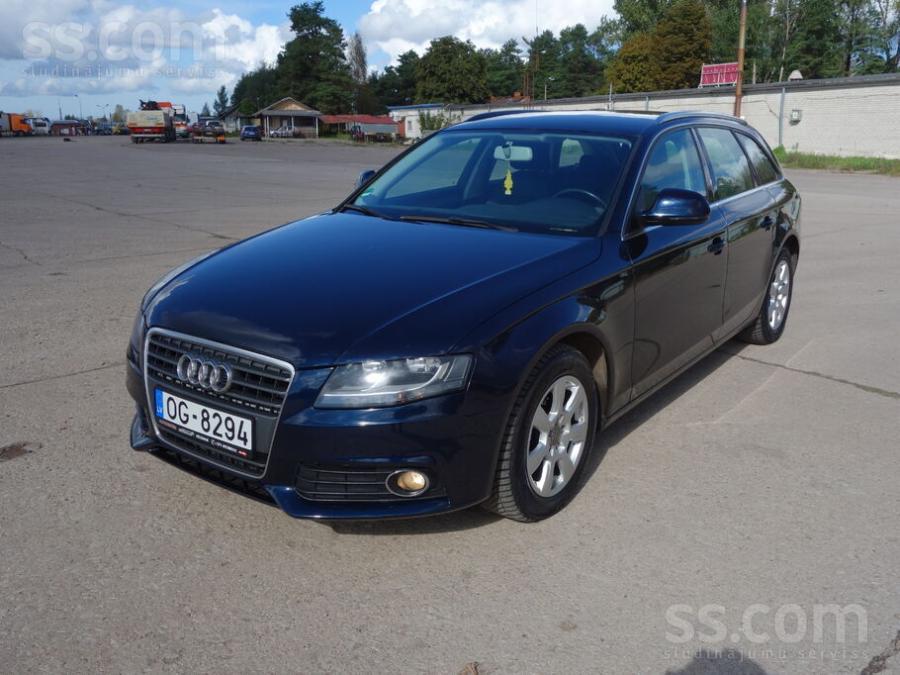 Blue Audi A4 2008 in Riga, with an engine capacity of 2.00 L and mileage of 0 thousand km for 4650 €, photo 33 on AUTOMOTO.COM.LV