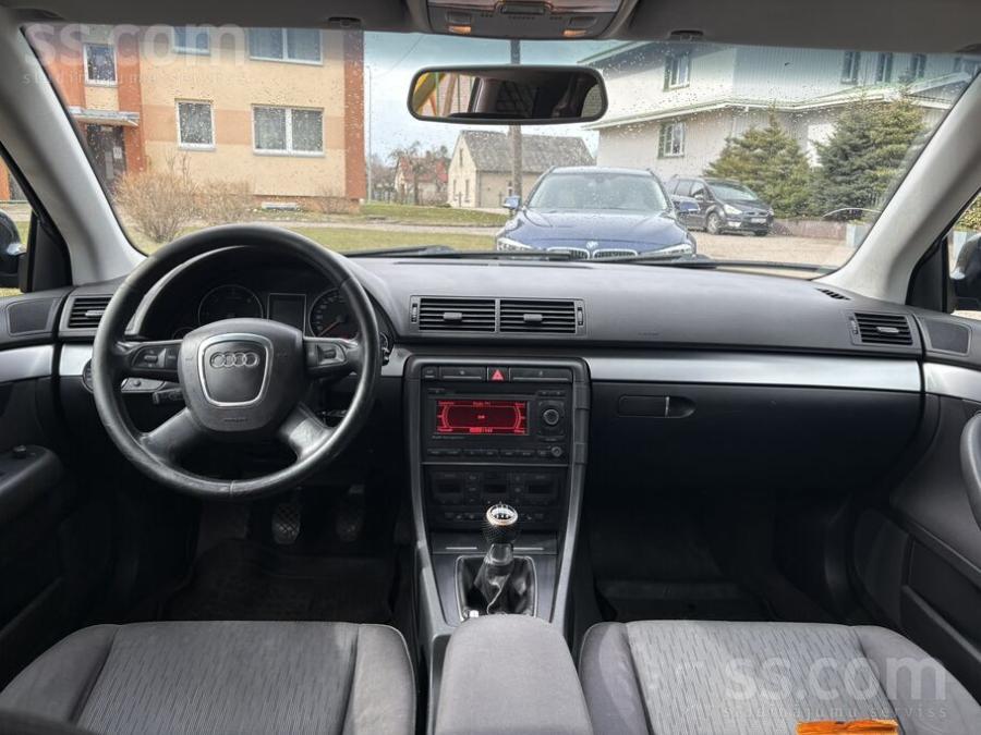 Zils Audi A4 2008 Liepāja, ar dzinēja tilpumu 1.90 L un nobraukumu 391 tūkst. km par 2450 €, foto 6 vietnē AUTOMOTO.COM.LV