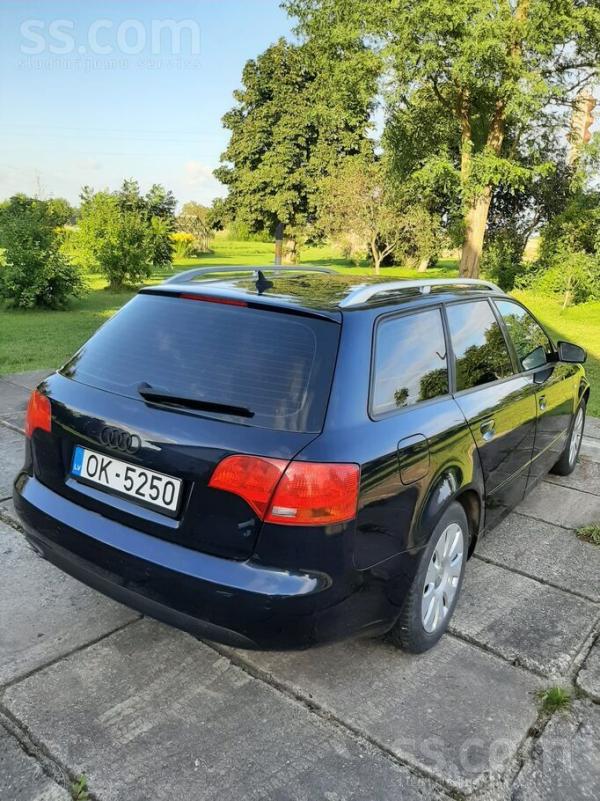 Blue Audi A4 2008 in Liepaja, with an engine capacity of 1.90 L and mileage of 391 thousand km for 2650 €, photo 1 on AUTOMOTO.COM.LV