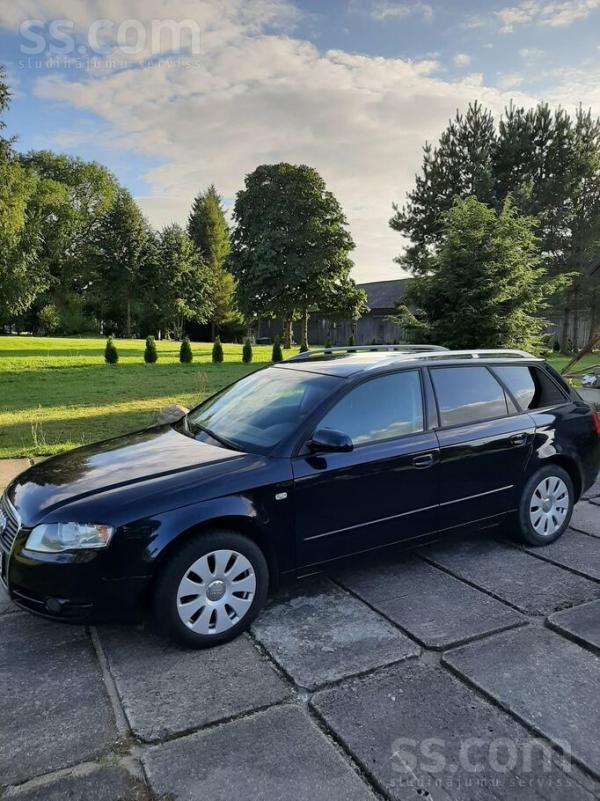 Blue Audi A4 2008 in Liepaja, with an engine capacity of 1.90 L and mileage of 391 thousand km for 2650 €, photo 3 on AUTOMOTO.COM.LV
