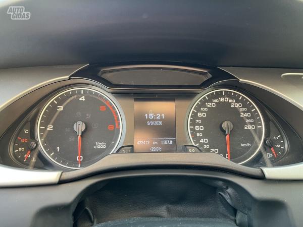Blue Audi A4 2008 in Vilnius, with an engine capacity of 2.00 L and mileage of 423 thousand km for 4500 €, photo 9 on AUTOMOTO.COM.LV