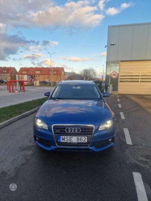 Blue Audi A4 2009 in Klaipeda, with an engine capacity of 1.98 L and mileage of 262 thousand km for 5000 €, photo  on AUTOMOTO.COM.LV