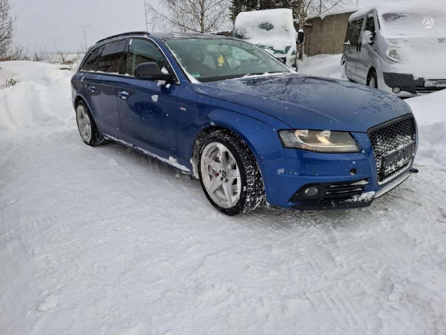 Blue Audi A4 2009 in Utena, with an engine capacity of 2.70 L and mileage of 265 thousand km for 4999 €, photo 1 on AUTOMOTO.COM.LV