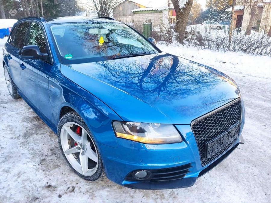 Blue Audi A4 2009 in Utena, with an engine capacity of 2.70 L and mileage of 265 thousand km for 5000 €, photo 1 on AUTOMOTO.COM.LV