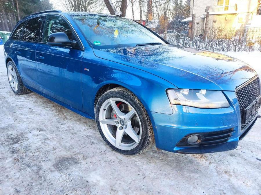 Blue Audi A4 2009 in Utena, with an engine capacity of 2.70 L and mileage of 265 thousand km for 5000 €, photo 2 on AUTOMOTO.COM.LV