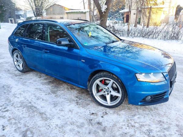 Blue Audi A4 2009 in Utena, with an engine capacity of 2.70 L and mileage of 265 thousand km for 5000 €, photo 5 on AUTOMOTO.COM.LV