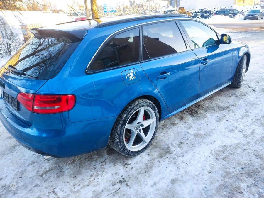 Blue Audi A4 2009 in Utena, with an engine capacity of 2.70 L and mileage of 265 thousand km for 5000 €, photo 14 on AUTOMOTO.COM.LV