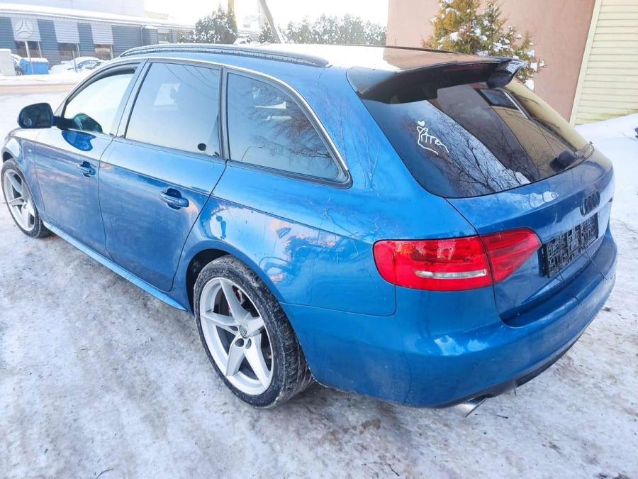 Blue Audi A4 2009 in Utena, with an engine capacity of 2.70 L and mileage of 265 thousand km for 5000 €, photo 22 on AUTOMOTO.COM.LV