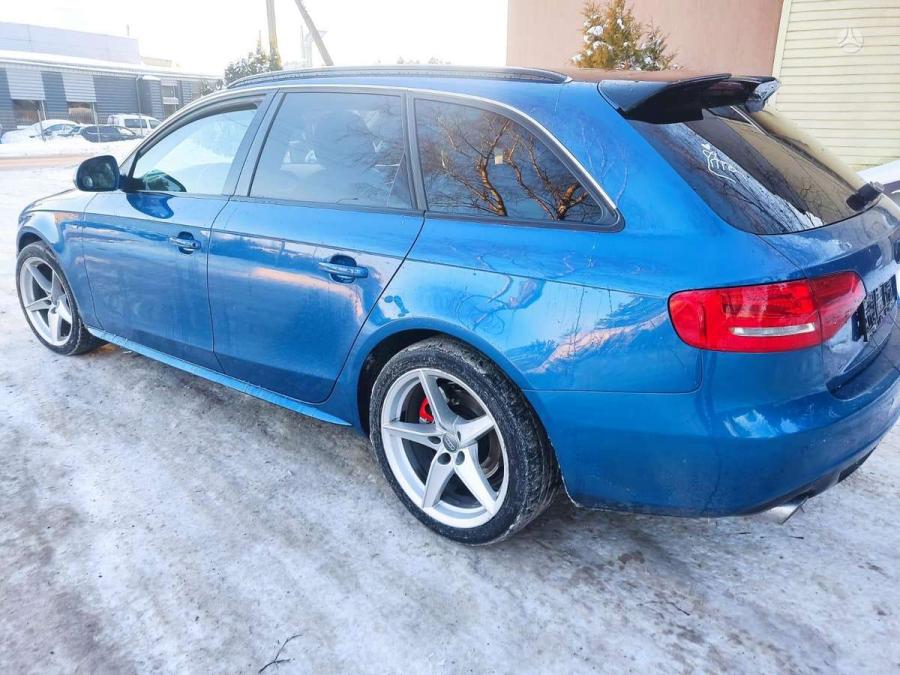 Blue Audi A4 2009 in Utena, with an engine capacity of 2.70 L and mileage of 265 thousand km for 5000 €, photo 28 on AUTOMOTO.COM.LV