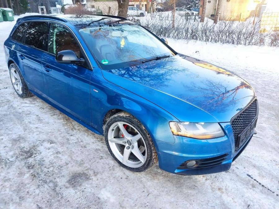 Blue Audi A4 2009 in Utena, with an engine capacity of 2.70 L and mileage of 265 thousand km for 5000 €, photo 30 on AUTOMOTO.COM.LV