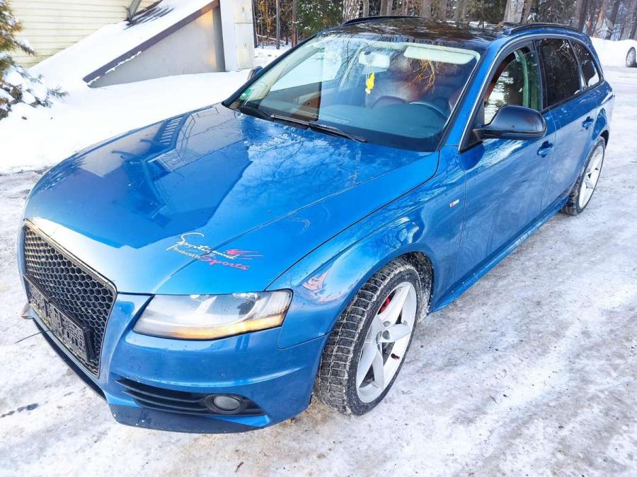Blue Audi A4 2009 in Utena, with an engine capacity of 2.70 L and mileage of 265 thousand km for 5000 €, photo 33 on AUTOMOTO.COM.LV