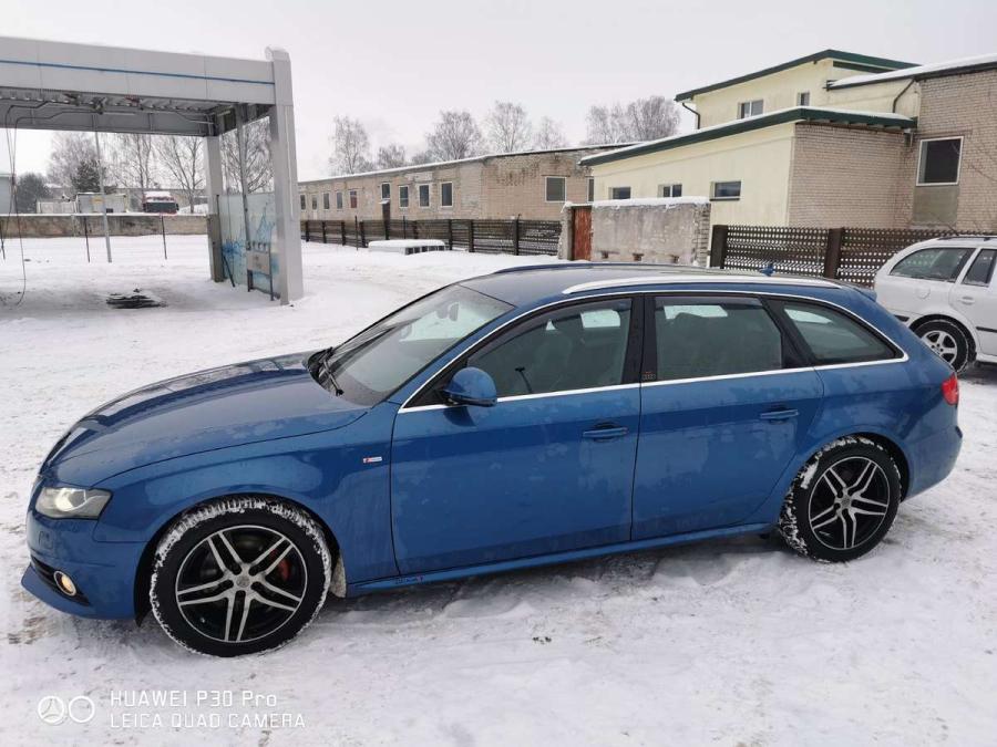 Blue Audi A4 2009 in Prienai, with an engine capacity of 2.70 L and mileage of 311 thousand km for 4650 €, photo 11 on AUTOMOTO.COM.LV