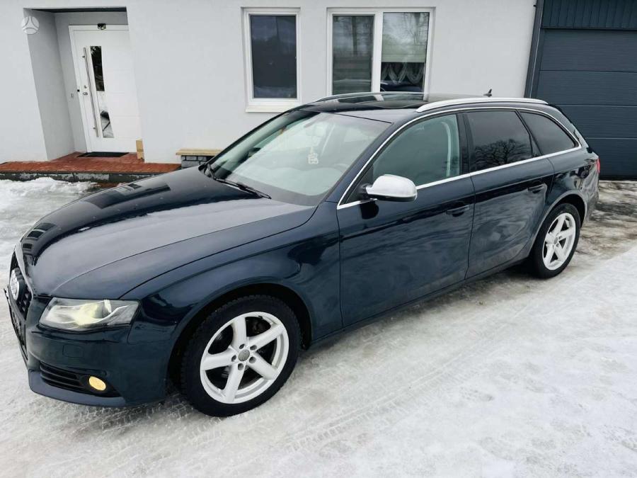 Blue Audi A4 2009 in Trakai, with an engine capacity of 1.97 L and mileage of 285 thousand km for 3850 €, photo 2 on AUTOMOTO.COM.LV