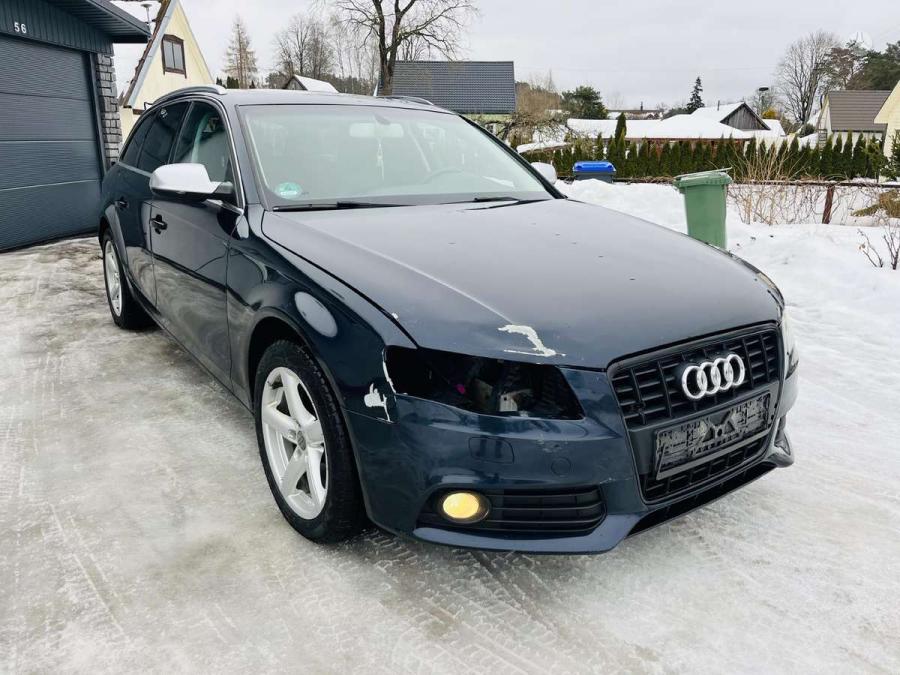 Blue Audi A4 2009 in Trakai, with an engine capacity of 1.97 L and mileage of 285 thousand km for 3850 €, photo 21 on AUTOMOTO.COM.LV