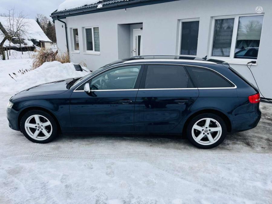 Blue Audi A4 2009 in Trakai, with an engine capacity of 1.97 L and mileage of 285 thousand km for 3850 €, photo 28 on AUTOMOTO.COM.LV