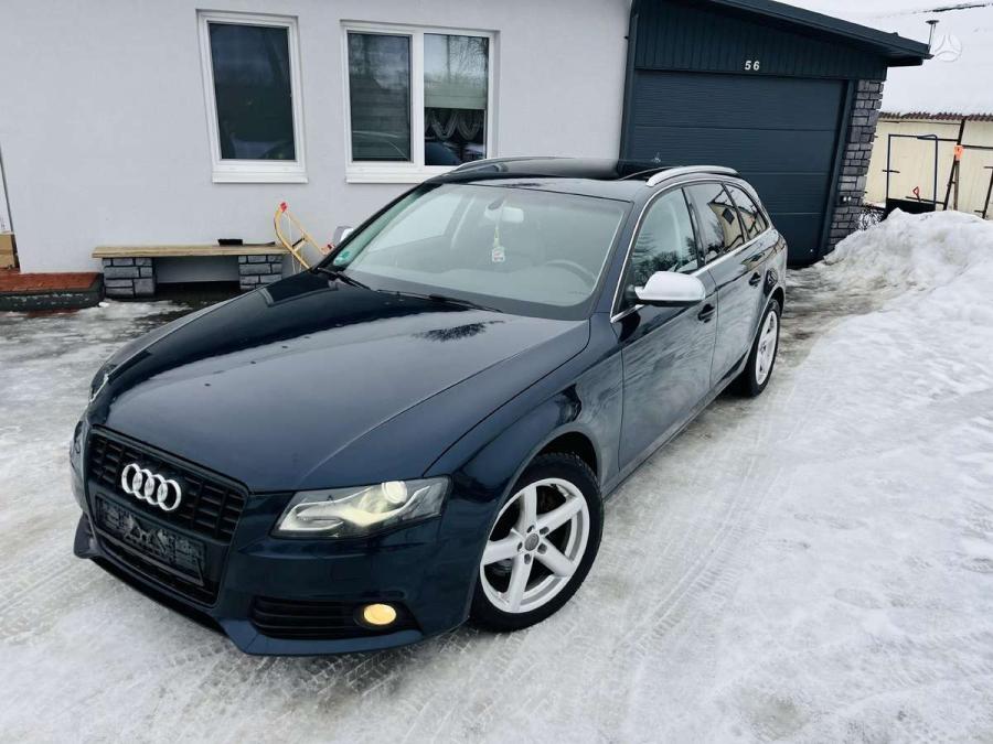 Blue Audi A4 2009 in Trakai, with an engine capacity of 1.97 L and mileage of 285 thousand km for 3850 €, photo 31 on AUTOMOTO.COM.LV