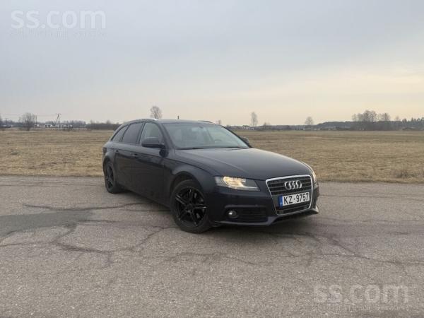 Blue Audi A4 2009 in Riga, with an engine capacity of 2.00 L and mileage of 388 thousand km for 4250 €, photo 1 on AUTOMOTO.COM.LV