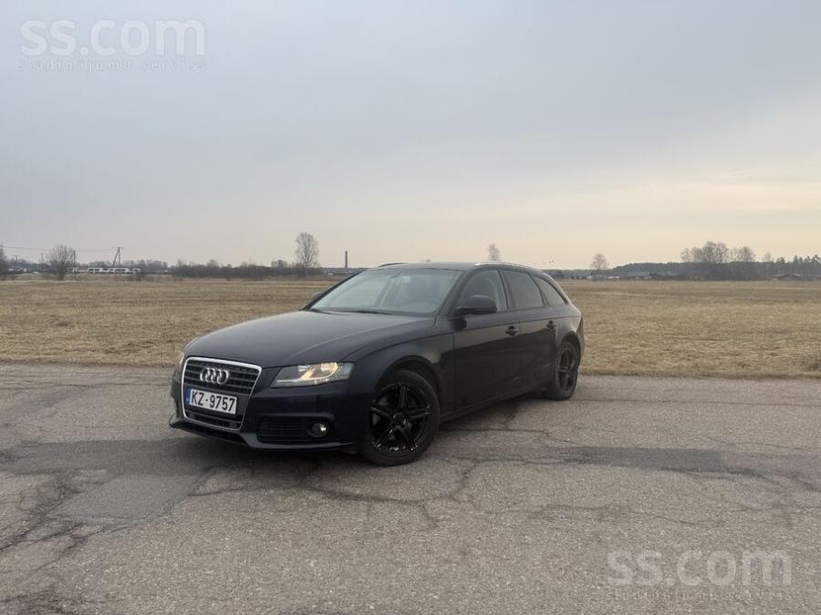 Blue Audi A4 2009 in Riga, with an engine capacity of 2.00 L and mileage of 388 thousand km for 4250 €, photo 2 on AUTOMOTO.COM.LV
