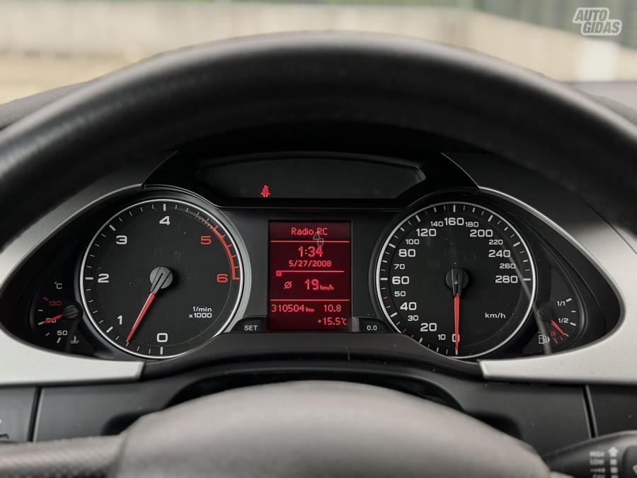 Zils Audi A4 2009 Viļņa, ar dzinēja tilpumu 2.70 L un nobraukumu 310 tūkst. km par 3740 €, foto 16 vietnē AUTOMOTO.COM.LV