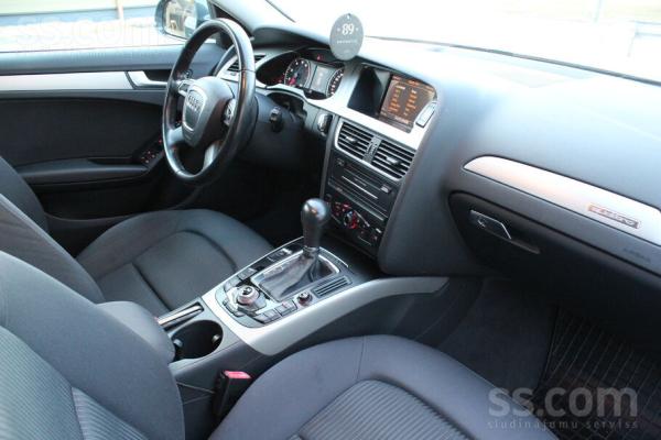 Zils Audi A4 2009 Rīga, ar dzinēja tilpumu 2.00 L un nobraukumu 203 tūkst. km par 5990 €, foto 7 vietnē AUTOMOTO.COM.LV