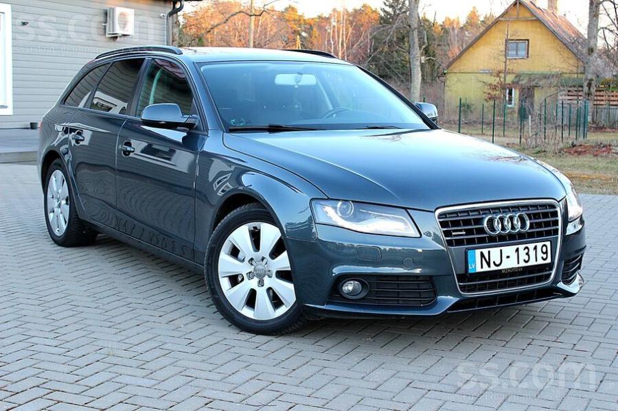 Blue Audi A4 2009 in Riga, with an engine capacity of 2.00 L and mileage of 203 thousand km for 5990 €, photo 16 on AUTOMOTO.COM.LV