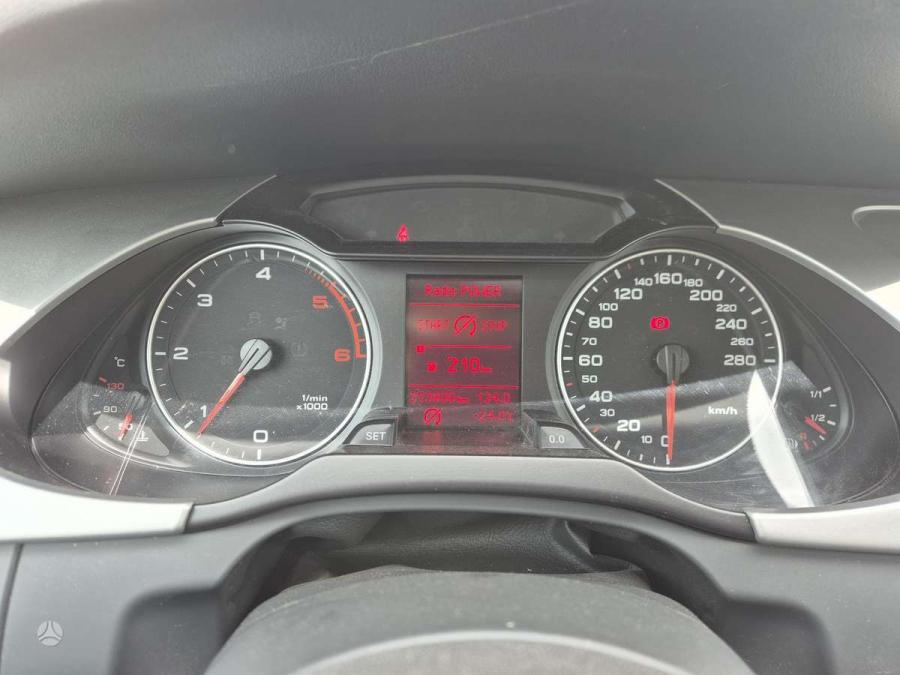 Zils Audi A4 2009 Marijampole, ar dzinēja tilpumu 1.97 L un nobraukumu 274 tūkst. km par 4000 €, foto 15 vietnē AUTOMOTO.COM.LV