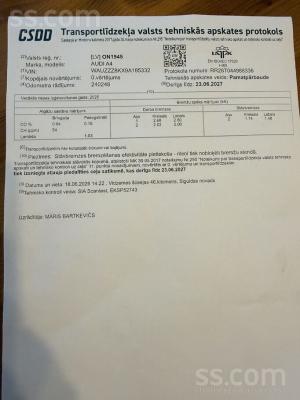 Zils Audi A4 2009 Rīga, ar dzinēja tilpumu 1.80 L un nobraukumu 240 tūkst. km par 3750 €, foto 9 vietnē AUTOMOTO.COM.LV