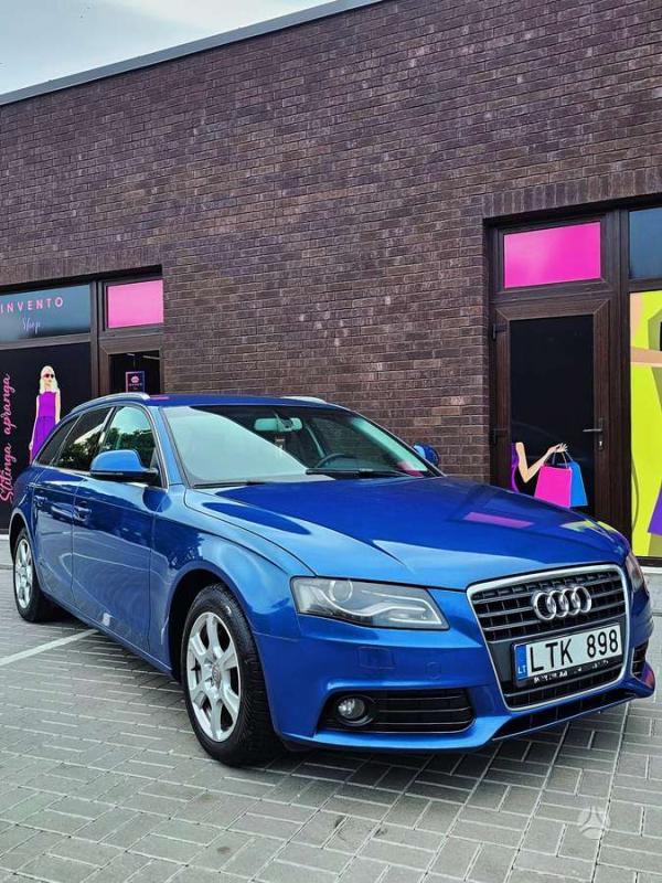 Blue Audi A4 2009 in Kaisiadorys, with an engine capacity of 2.00 L and mileage of 310 thousand km for 4999 €, photo 1 on AUTOMOTO.COM.LV