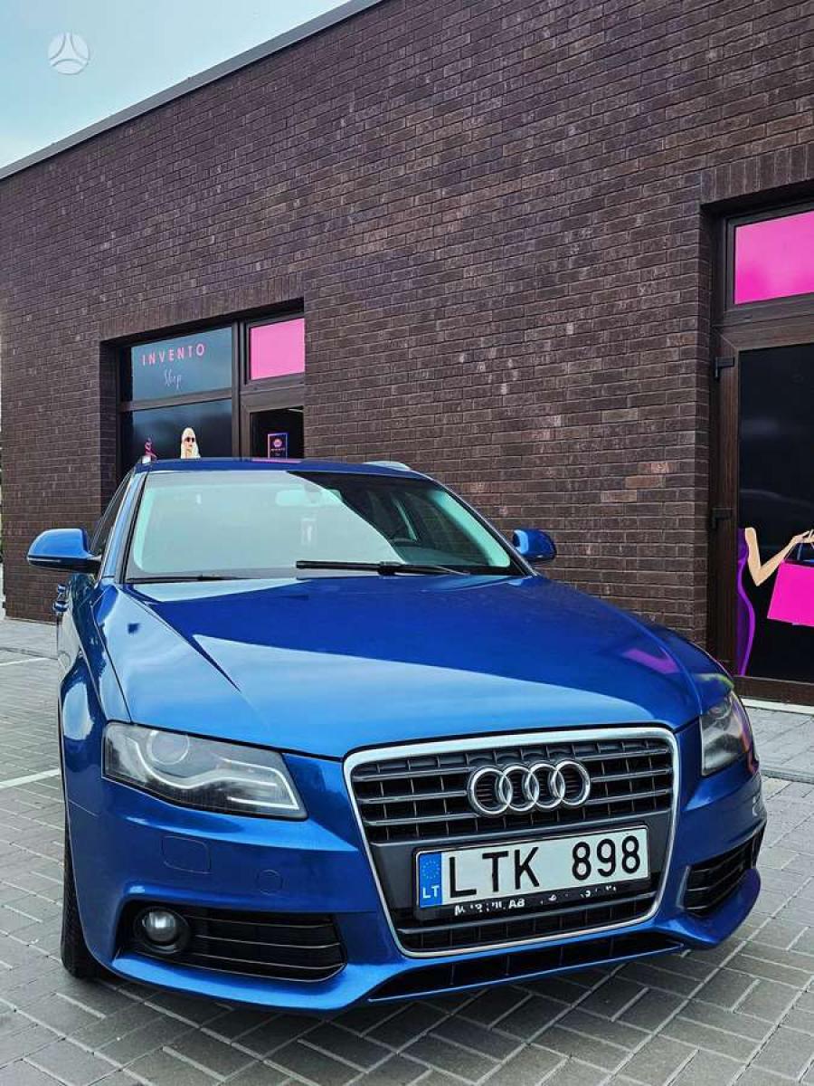 Blue Audi A4 2009 in Kaisiadorys, with an engine capacity of 2.00 L and mileage of 310 thousand km for 4999 €, photo 4 on AUTOMOTO.COM.LV