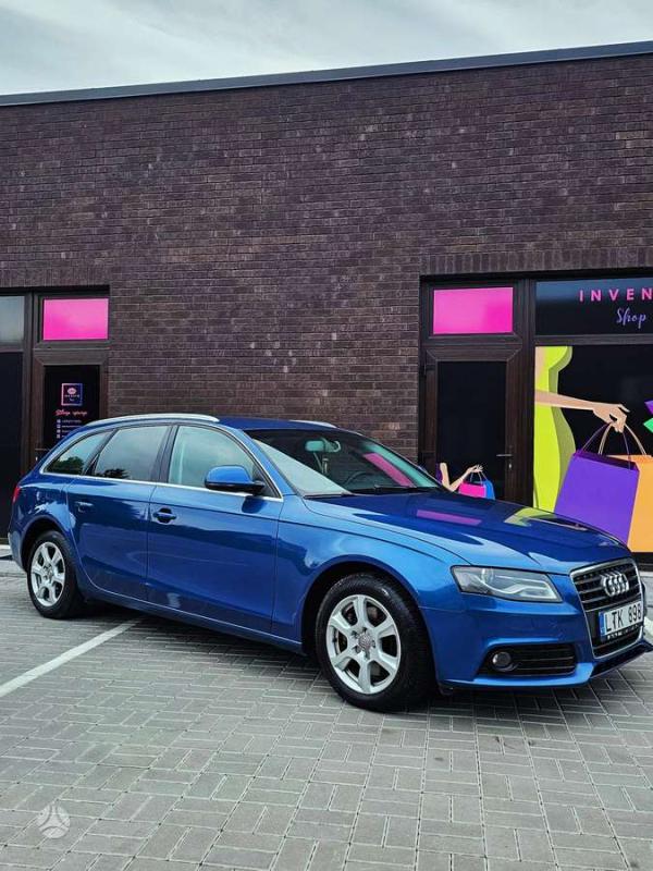 Blue Audi A4 2009 in Kaisiadorys, with an engine capacity of 2.00 L and mileage of 310 thousand km for 4999 €, photo 4 on AUTOMOTO.COM.LV